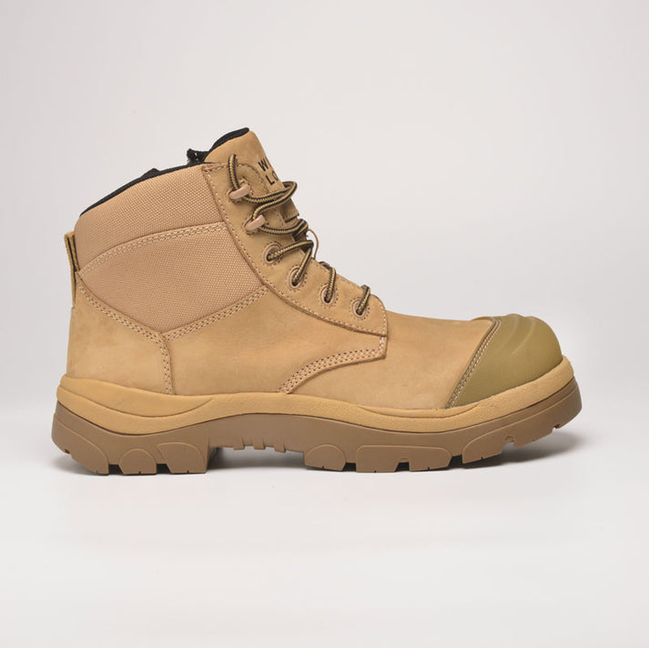 690WZC 6inch Composite Toe Work Boot - Wheat – Wide Load Footwear