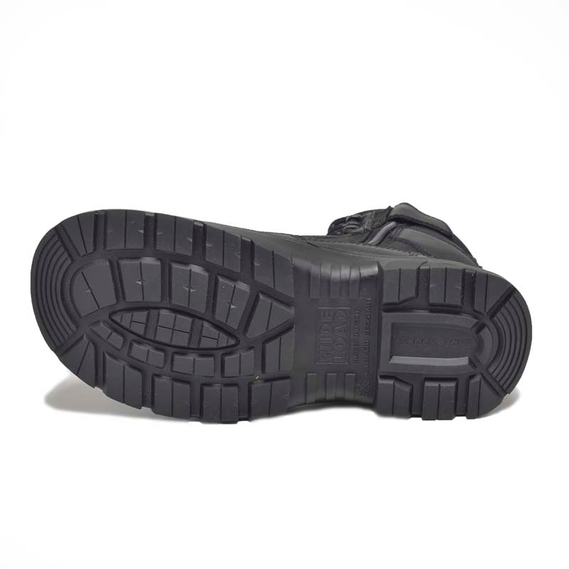 790BZC 8inch Tactical Safety Work Boot - Black – Wide Load Footwear